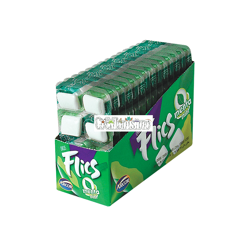 Chicles Flics Menta x1 Unidad - Cotillonisimo