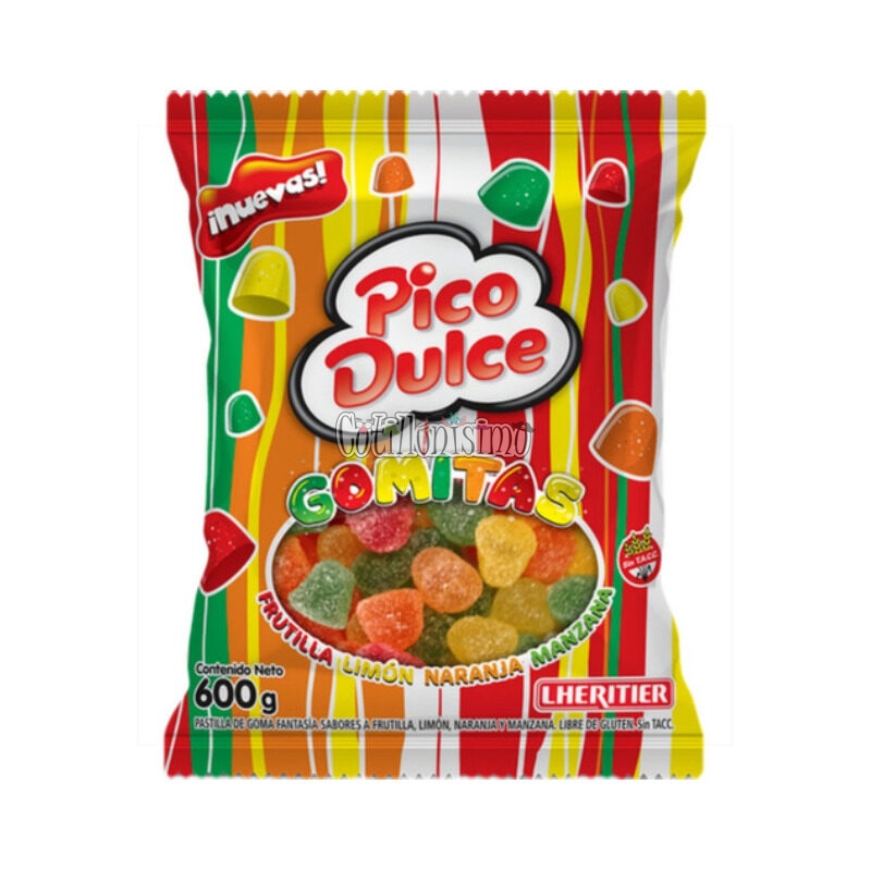Gomitas PICO DULCE x600g - Cotillonisimo