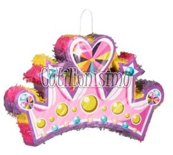 Piñata CORONA DE PRINCESA - Cotillonisimo