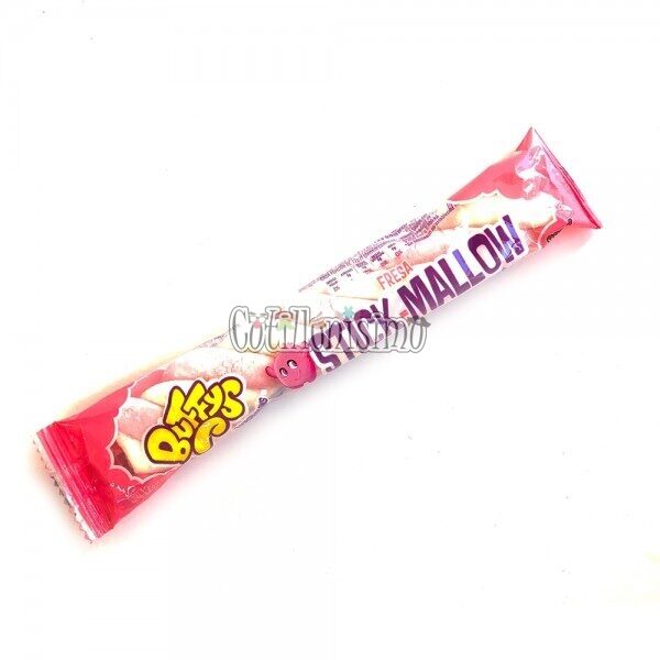 Barra Stick Mallow Malvavisco Buffys sabor Fresa x12g | Cotillonisimo