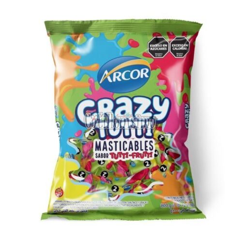 Caramelo Crazy Masticable Tutti Frutti ARCOR X800 Grs | Cotillonisimo