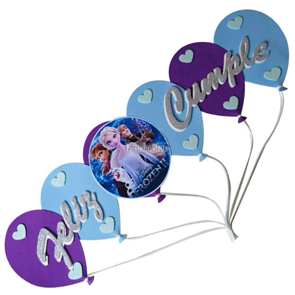 Cartel Feliz Cumpleaños Goma Eva FROZEN | Cotillonisimo