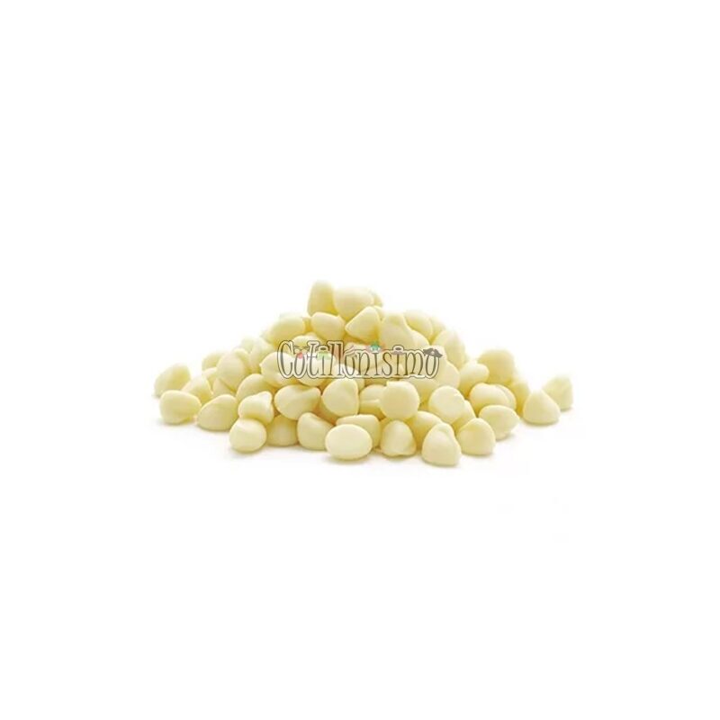 Choco Drops Mapsa Chips de Chocolate Blanco x200 - Cotillonisimo