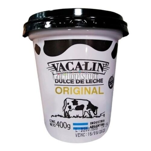 Dulce de Leche Original Familiar VACALIN 400g | Cotillonisimo