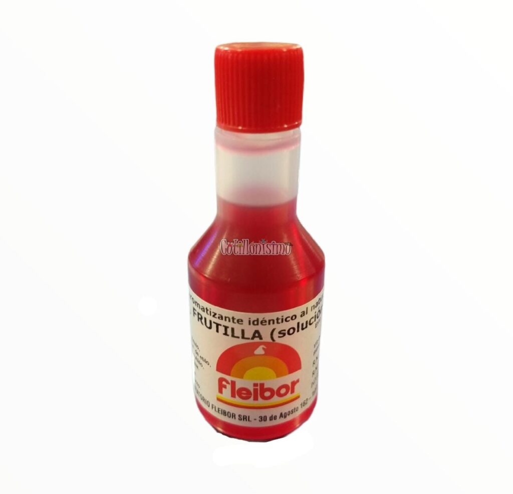Esencia de Frutilla FLEIBOR 30cc | Cotillonisimo