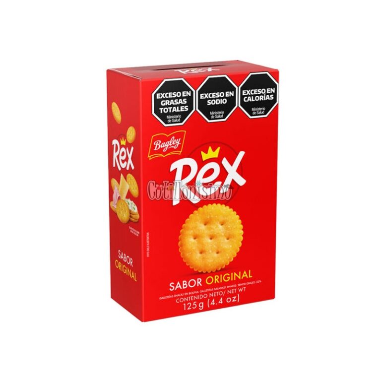Galletitas Rex Sabor Original x125 Gramos | Cotillonisimo