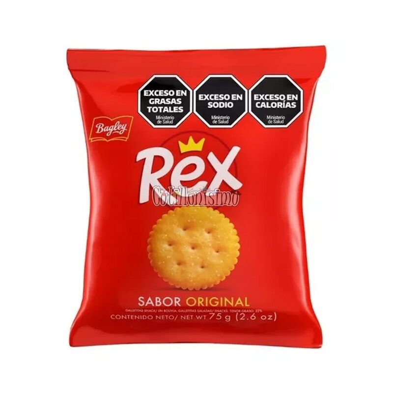 Galletitas Rex Sabor Original x75 Gramos | Cotillonisimo