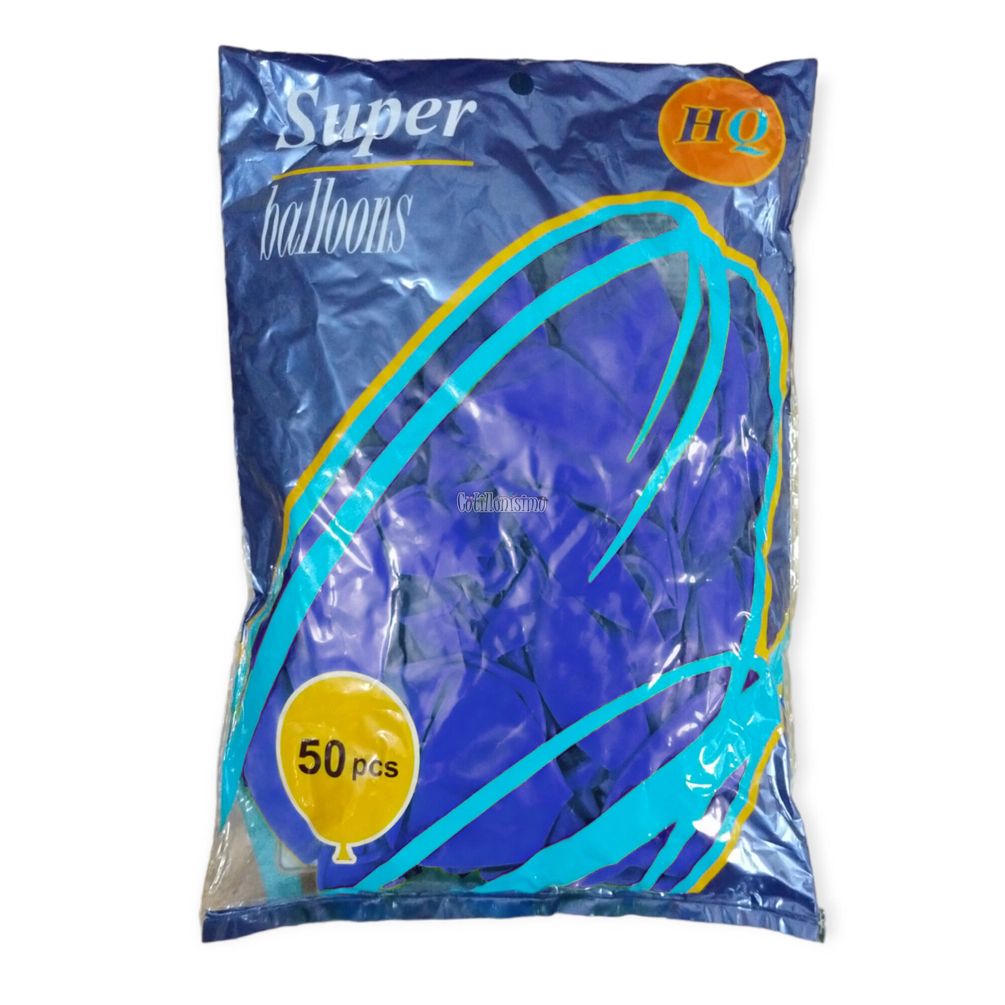 Globos HQ ESTANDAR 12 Pulgadas Azul X50u - Cotillonisimo