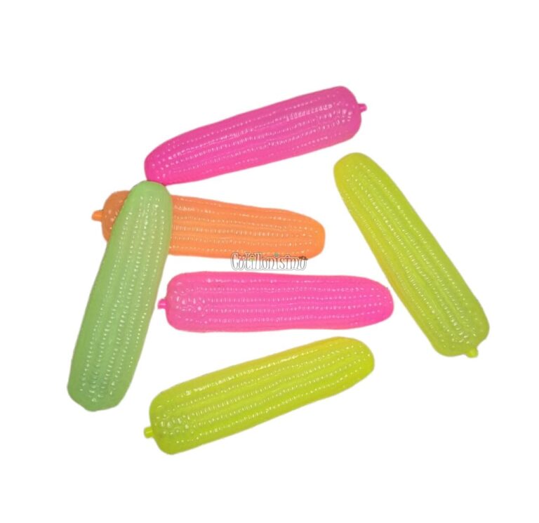 Maraca Choclo Plastico Fluo Pack X 10 Unidades | Cotillonisimo