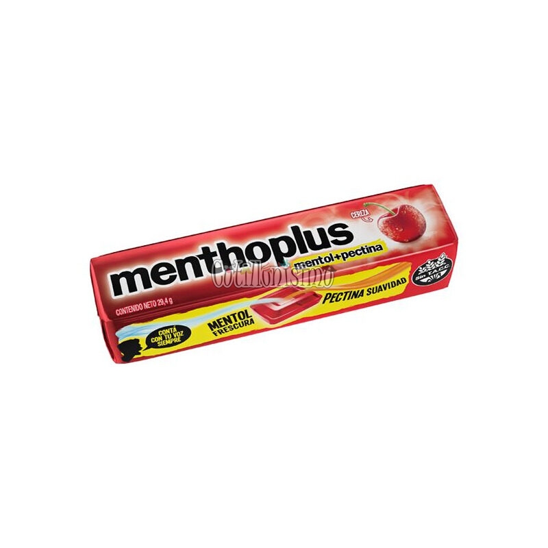 Menthoplus Cereza x29g x1 Unidad | Cotillonisimo