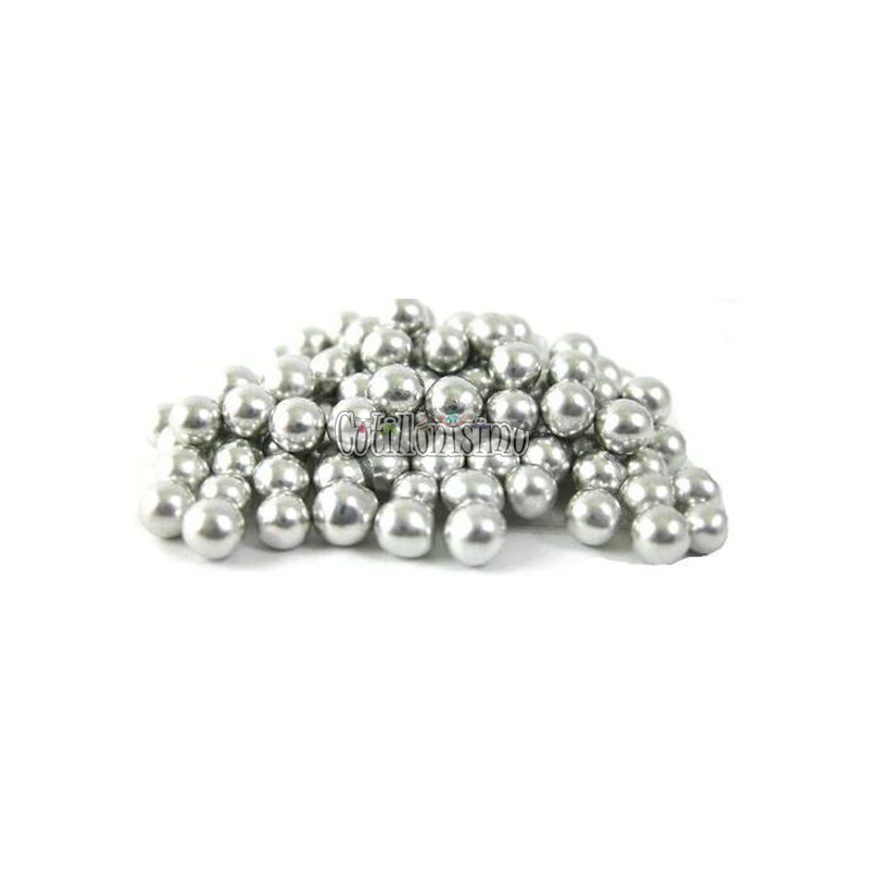 Perlas Plateadas Comestibles N°3 x50 Gramos | Cotillonisimo