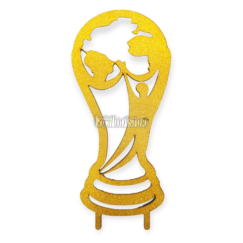 Pinche Fibrofacil Copa del Mundo con Brillos | Cotillonisimo