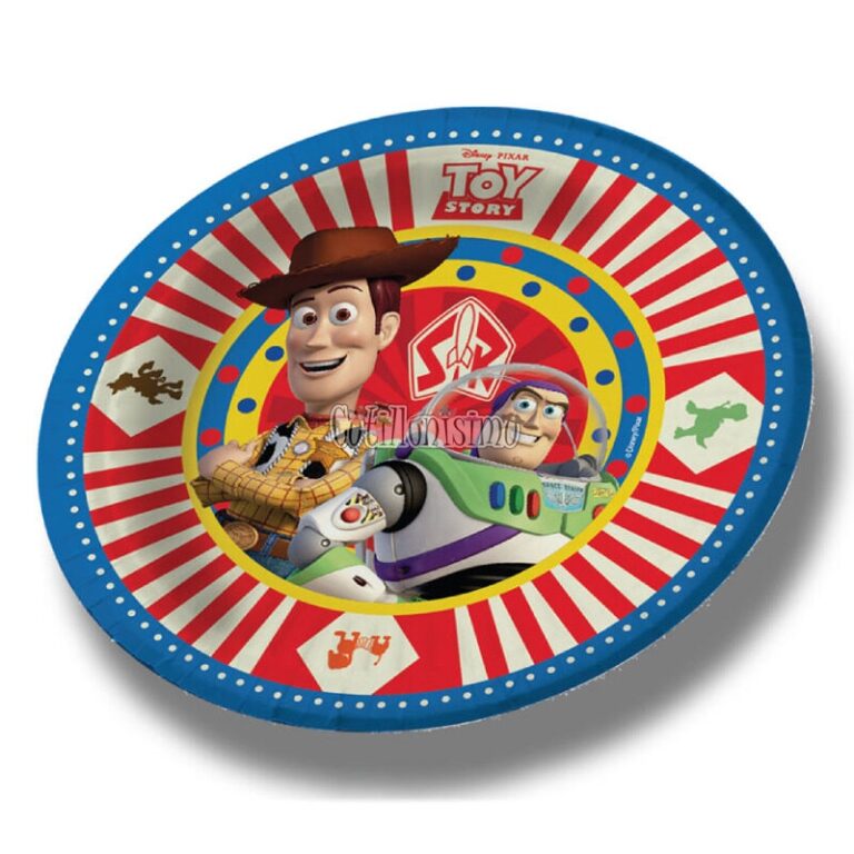 Plato Polipapel Toy Story X 8 Unidades - Oficial | Cotillonisimo