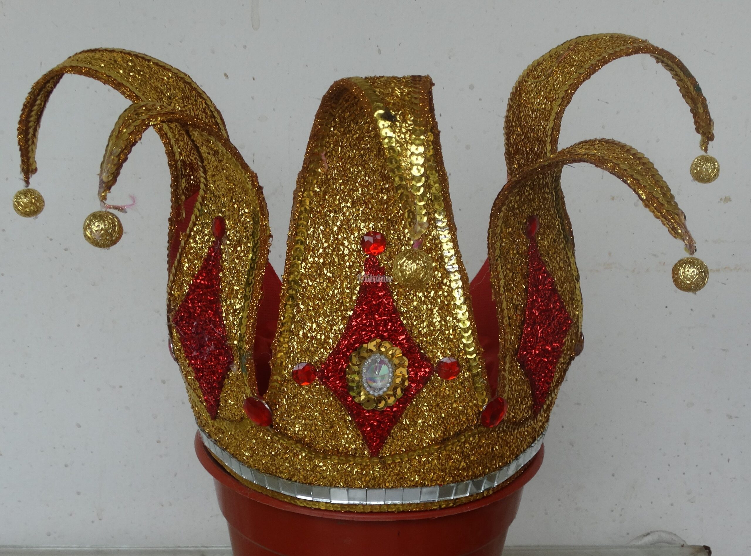 Corona LUMINOSA Rey Momo (3 LED) | Cotillonisimo