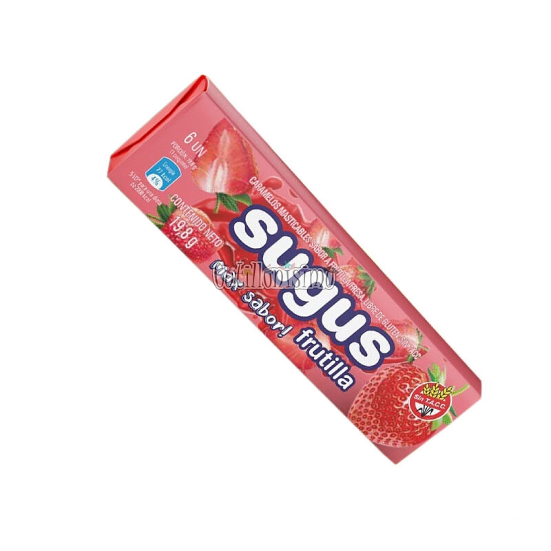 Sugus Max Sabor Frutilla x6 Unidades | Cotillonisimo