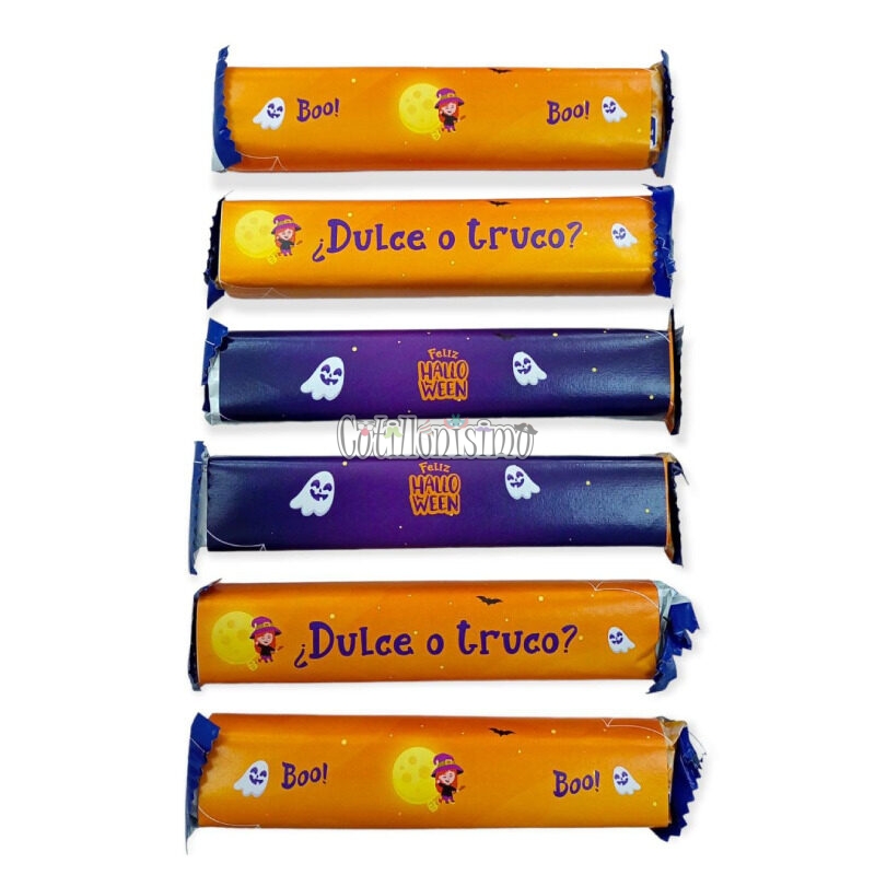 Turron de Mani Misky Diseño Halloween x6 Unidades | Cotillonisimo