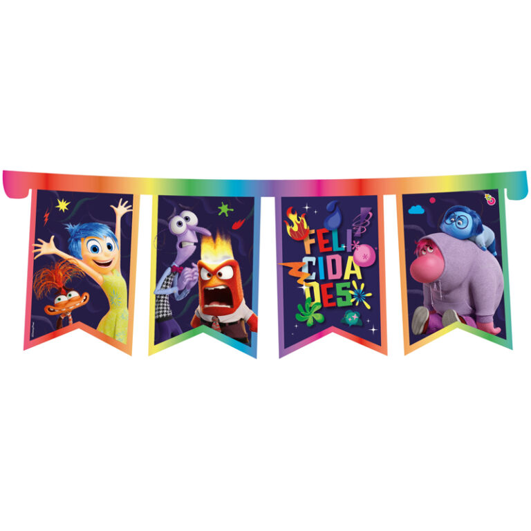 Banderin Intensamente 2 3mts - Licencia Oficial | Cotillonisimo