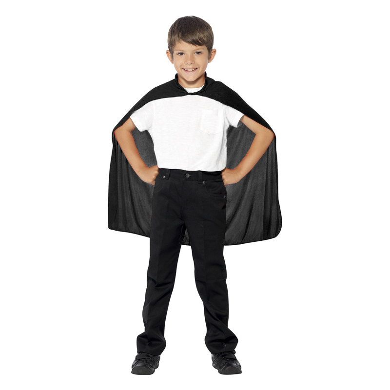 Capa Disfraz Negra Talle Unico | Cotillonisimo