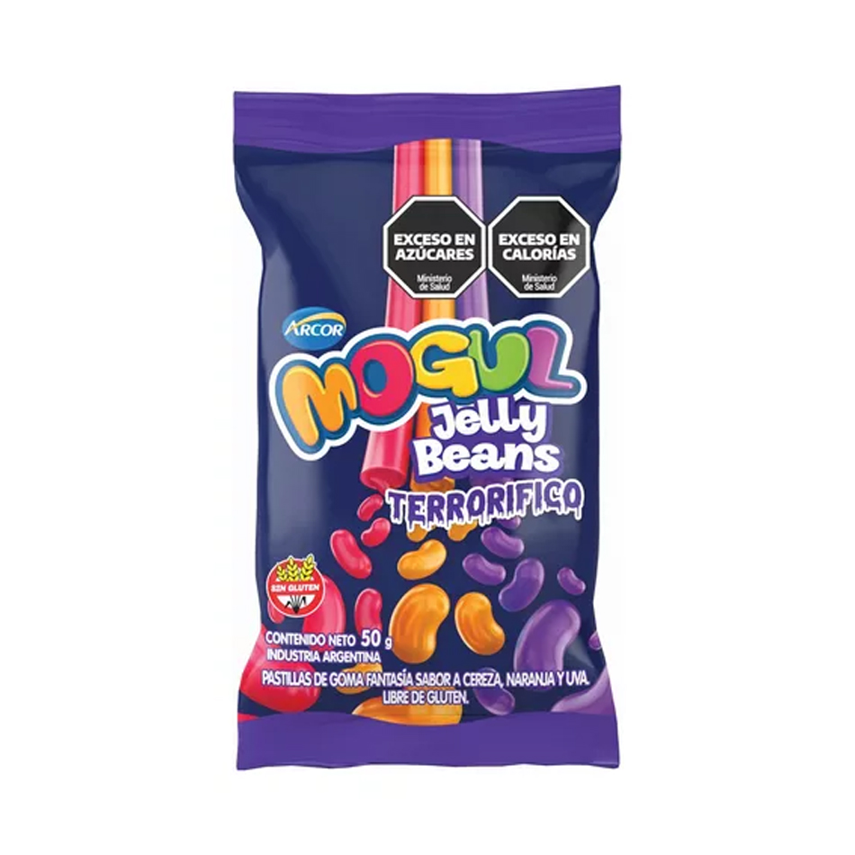 Caramelos Mogul Jelly Beans Terrorificos Halloween 50gr x1u | Cotillonisimo