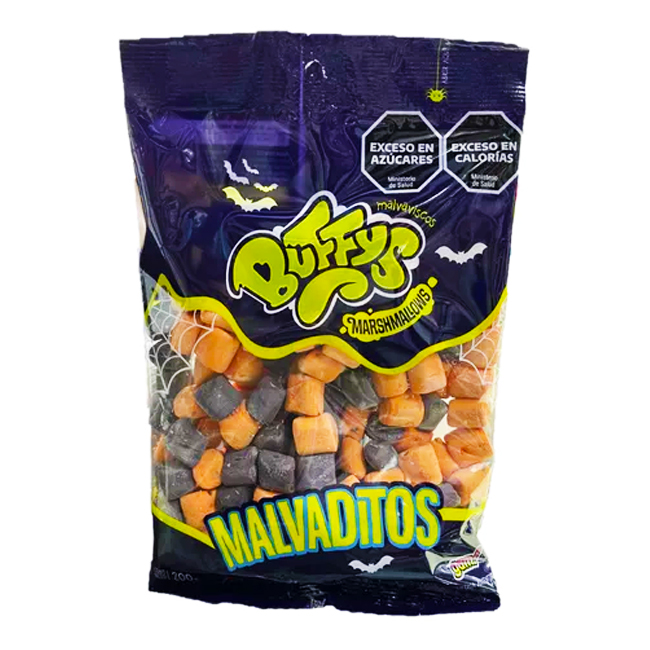 Marshmallows - Malvaditos Mini Mini BUFFYS 200 Grs | Cotillonisimo