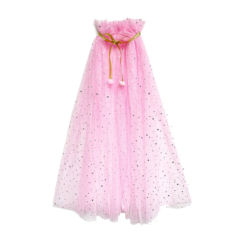 Capa Princesa Rosa con Brillitos | Cotillonisimo